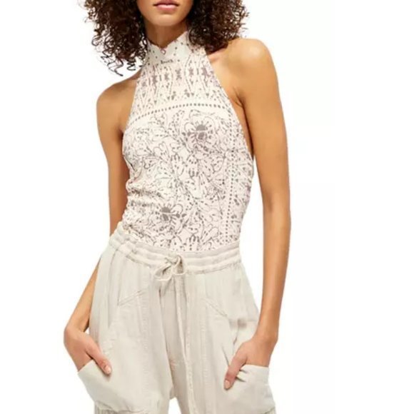 Free People | Tops | Free People Madagascar Tank Halter Top | Poshmark